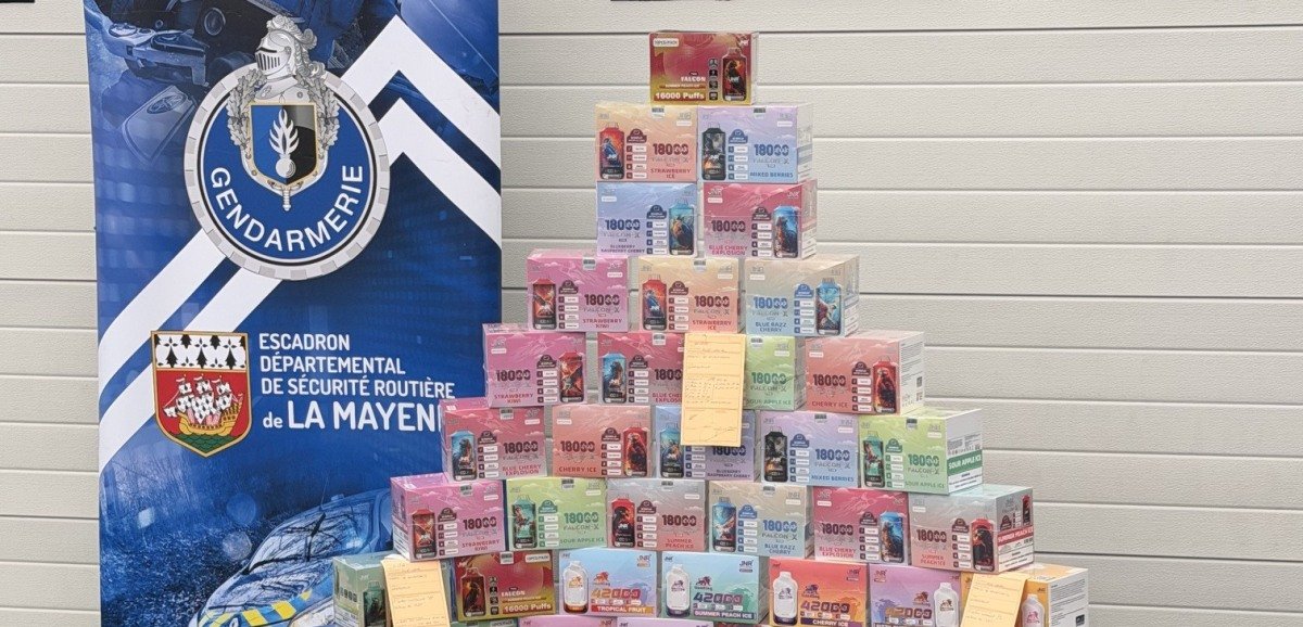 En Mayenne. Ils ont été arrêtés en possession de 800 cigarettes ...